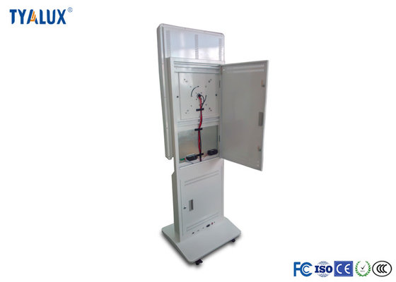 Floor Standing Indoor Digital Advertising Displays , Electronic Digital Signage Android