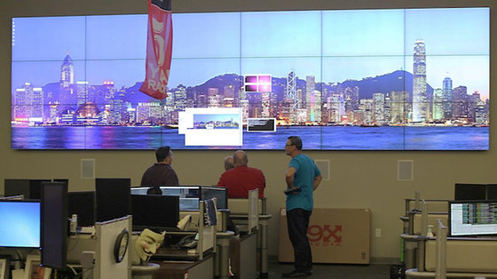 55 inch Advertising Wall Mount LED Backlight Panel Ultra Narrow Bezel LCD Video Wall