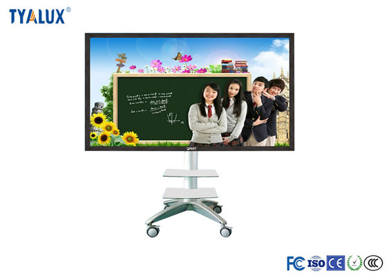 IR Touch Smart Board Interactive Whiteboard  4K Resolution and Dual-system 6 Points