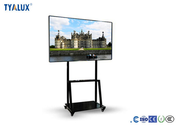 IR Touch Smart Board Interactive Whiteboard  4K Resolution and Dual-system 6 Points