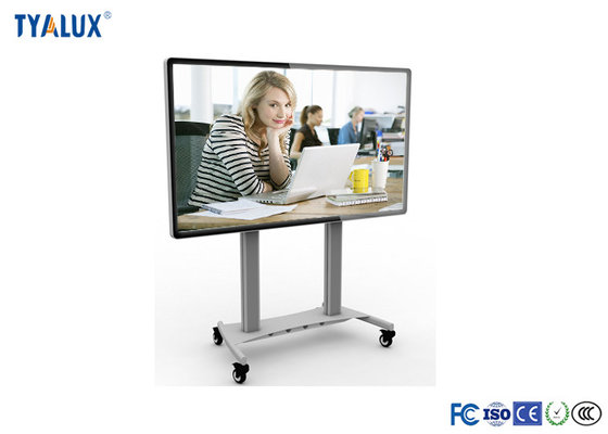IR Touch Smart Board Interactive Whiteboard  4K Resolution and Dual-system 6 Points