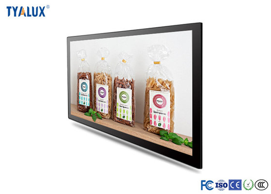 High Definition Wall Mounted Digital Advertising Displays 55 Inch Android 1080P