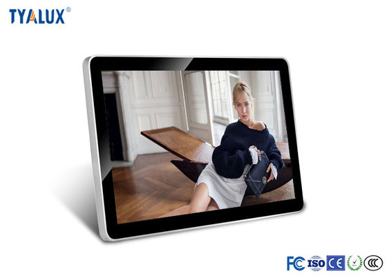 High Definition Wall Mounted Digital Advertising Displays 55 Inch Android 1080P
