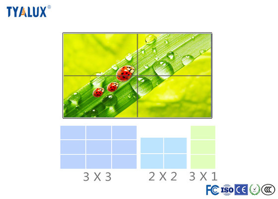 4K High Definition 24 hours Usage Multiple Inputs LED Backlight Ultra Narrow Bezel HDMI Monitor LED Video Wall Display