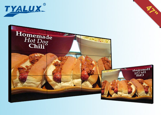47 inch Wall Mounted LCD Video Wall LED Backlit for Financial , Supermarket
