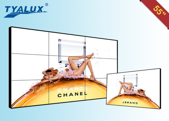 55 inch Large Narrow Bezel Video Wall 4x4 for Stage , Bar , Beauty Shop