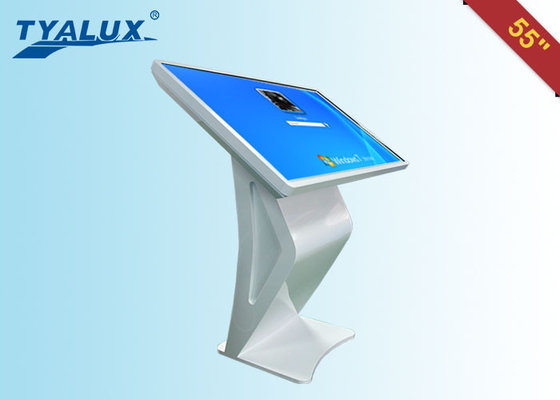 55" Energy Saving LED WIFI Free Standing Digital Signage Self Service