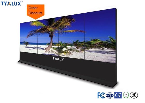Full HD High Resolution 3840x2160 450nits 4k Narrow Bezel 4.9mm Video Wall Display
