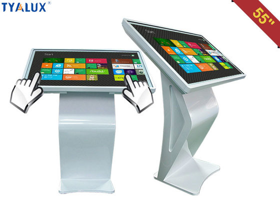 High brightness Standing Advertising Player / 55 inch touch screen kiosk