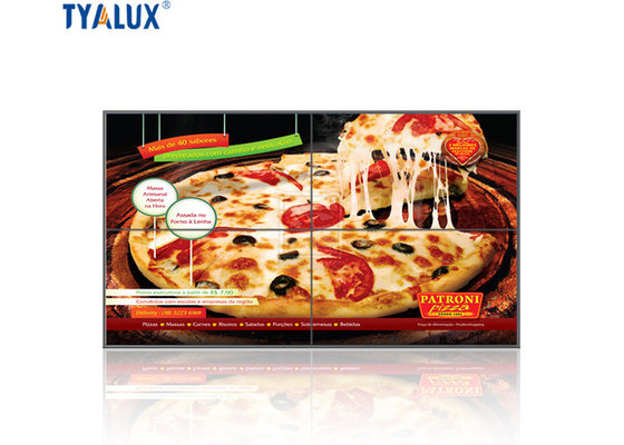 55" 3840x2160 2x2 3x3 Video Wall , indoor lcd advertising player