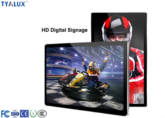 One Year Warranty 65" Android LCD media player for advertising , High resolution