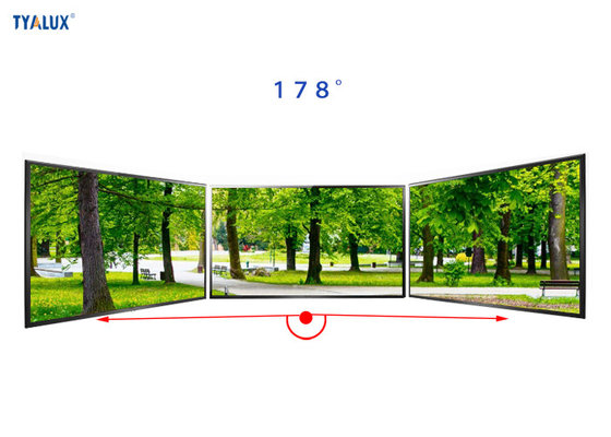 Stand Alone Clear LCD Advertising Wall / 46" LED Digital Display Screens full color