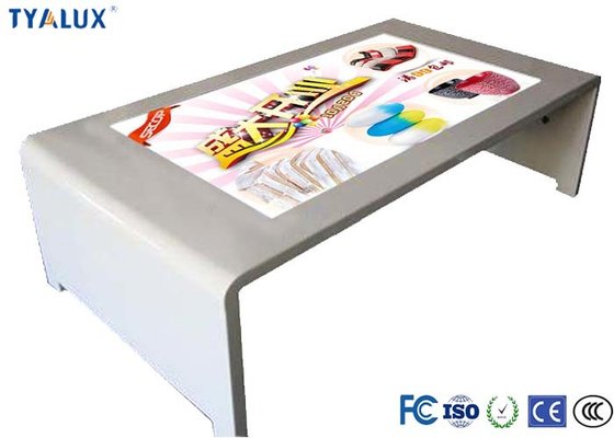 42 Inch Waterproof Interactive Touch Table , Digital Signage Kiosk For Restaurant / Coffee Shop