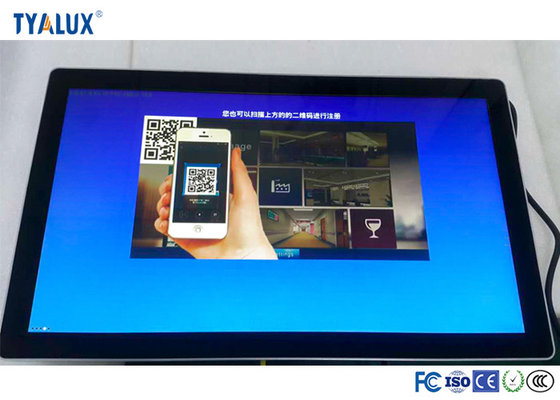 Customized 24 inch Ultra Slim Wall Mounted Digital Signage 3G Wifi Hd 1080P High Definition