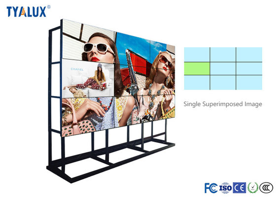 4K High Definition 24 hours Usage Multiple Inputs LED Backlight Ultra Narrow Bezel HDMI Monitor LED Video Wall Display