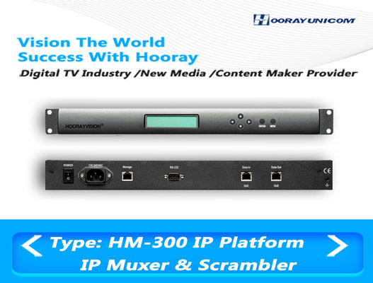 Highly Integrated TV Scrambler Web Managerment With IP Input / Output