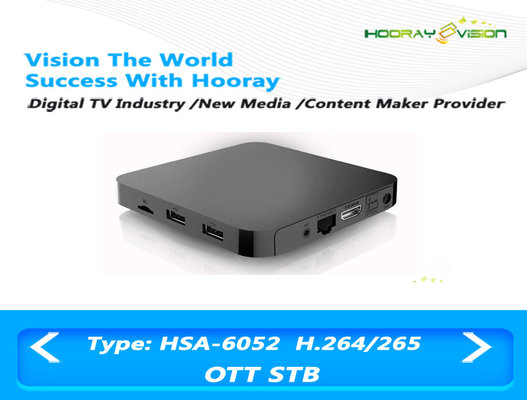 HDMI Wifi IPTV Set Top Box Plastic / Steel Material With S / PDIF Output