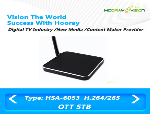 MPEG 4 Quard Core OTT Set Top Box 1080P Output Resolution With Amlogic S805 Chipset