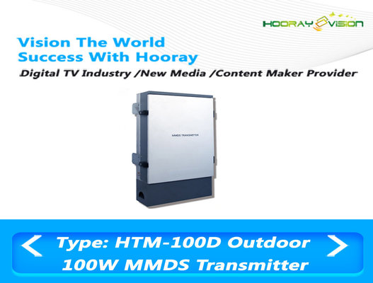 TV Station Broadcast TV Transmitter 100W Outdoor With Optional SMS Module
