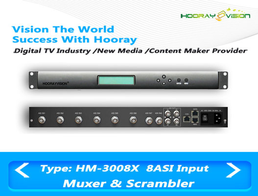 Multi Ctryts Standard Transport Stream Multiplexer ASI Remultiplexing Digital TV Scrambler