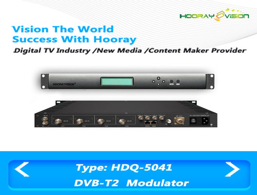 BNC Interface Digital TV Modulator Support SISO MISO Constant Temperature Crystal Oscillator