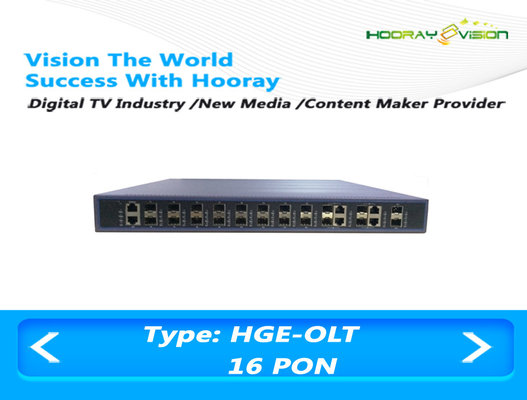 High Integrated GPON EPON OLT Optical Line Terminal Cassette 16 Ports