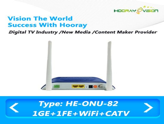 FTTH Home Gateway Unit 4FE Multi Ports SCTE F Connector EPON ONU TerminaL