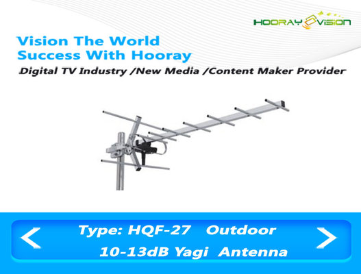 Customized Digital TV UHF Terrestrial 10-13dBi Gain Yagi Antenna