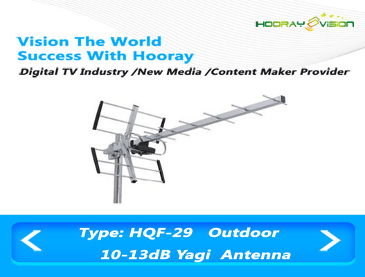 Amplified Outdoor 13dB 470Mhz ~ 862Mhz UHF DVB DTV Wireless Yagi Antenna