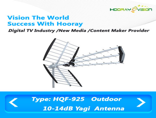 Wireless High Gain Yagi Antenna UHF Waterproof Dispole Box With F Connector