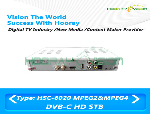 1080P Set Top Box DVB C HD Digital TV Decoder For Encrypted Channels
