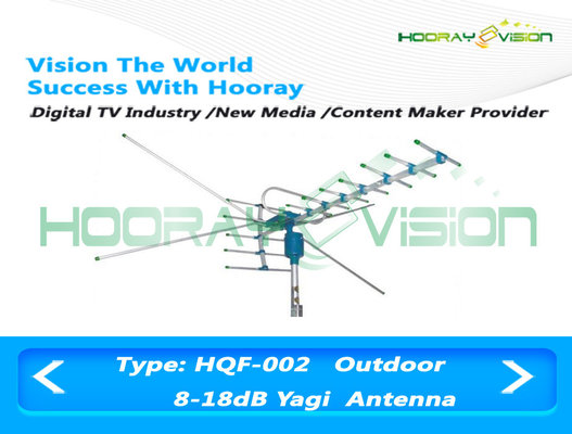 AC 110 / 240V Outdoor Analog Digital TV Antenna 1.5 Wave Radio Salt Fog Corrosion Prevent