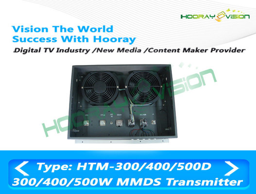 Outdoor 300W Digital TV Transmitter Terrestrial QPSK VDVB MMDS System Air Cooling mode
