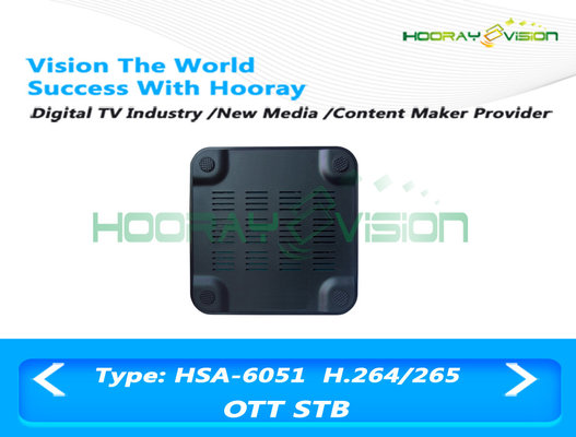 Bluetooth OTT Full HD Set Top Box  8GB Nand Flash Hardware 3D Graphics Acceleration