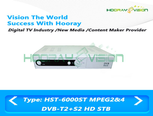 Combo DVB T2 MPEG4 Set Top Box Digital Terrestrial TV Receiver With CAS SMS