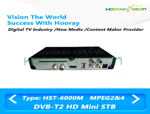 8 Watt Mini Digital DVB T2 Set Top Box STB PP1 to PP8 Pilot Pattern