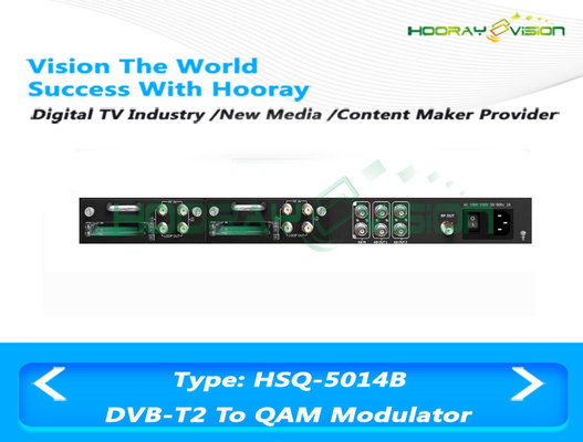 Customized Digital TV Modulator DVB - T RF Remodulator 128 Per Input Channel