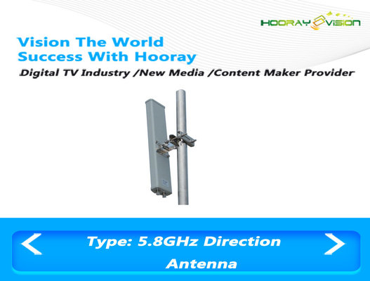 Internet Point To Point Directional Panel Antenna UV - PVC Radome Material