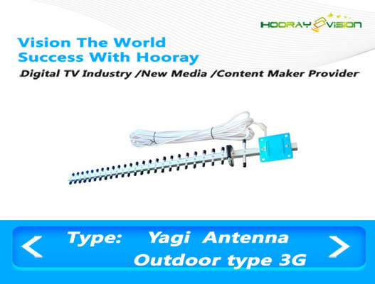 Telecommunication Digital TV Antenna Waterproof Outdoor Directional Yagi Antenna