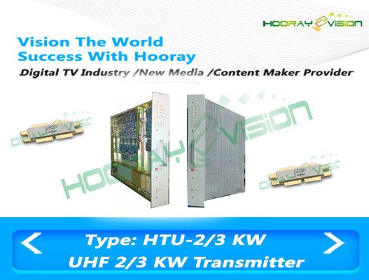 UHF Terrestrial DTV ISDB T Transmitter 2000W 3000W Air Cooling Three Phase AC 380V