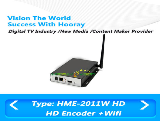 High Definition Digital TV Encoder Wireless HDMI Input With LAN / WAN Transmittion