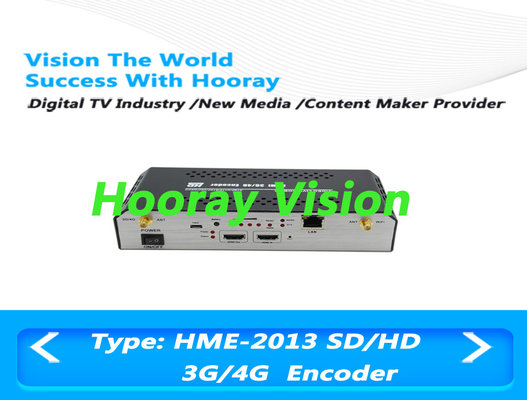 Wifi 3G/4G SIM Card Digital TV Encoder , HD IPTV Push Live Streaming Encoders