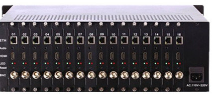 UDP RTMP Type Digital TV Encoder 30 Video Frame with 16 channels HDMI input