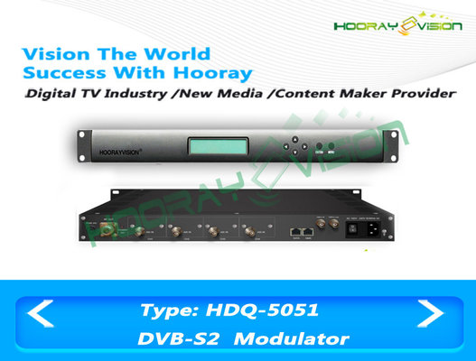 32PSK Satellite Uplink DVB S2 Modulator Ku Terrestrial Wireless BISS System
