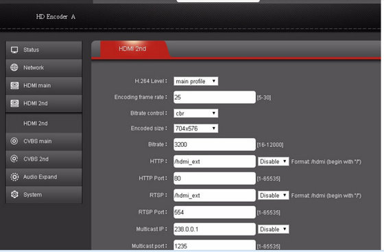 High Definition 3U Mini Web H264 Video Encoder 16 Channel RTMP RTSP HTTP UDP protocol