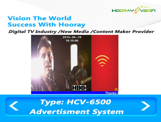 Advertising VAS System Logo Inserter Broadcast Systems Support 2 Layer Pictures