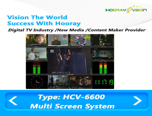 H 264 Mpeg TS Stream Broadcast Source Monitoring System Windows / Linux Operating