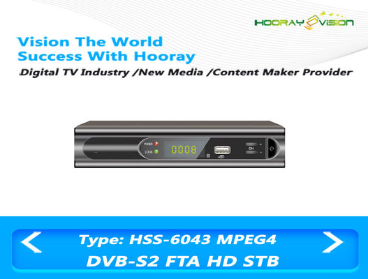 Satellite DVB S2 Set Top Box H.264 MPEG-2 Multi language OSD Support 22K Switcher