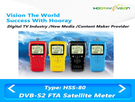 RF Input Interface DVB S2 Digital Set Top Box Satellite Finder FTA LCD Monitoring