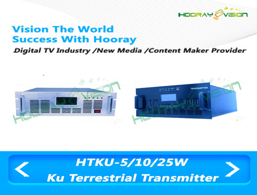 Broadband 5W Ku Digital Terrestrial Transmitters 40 Nsec Group Delay Characteristics